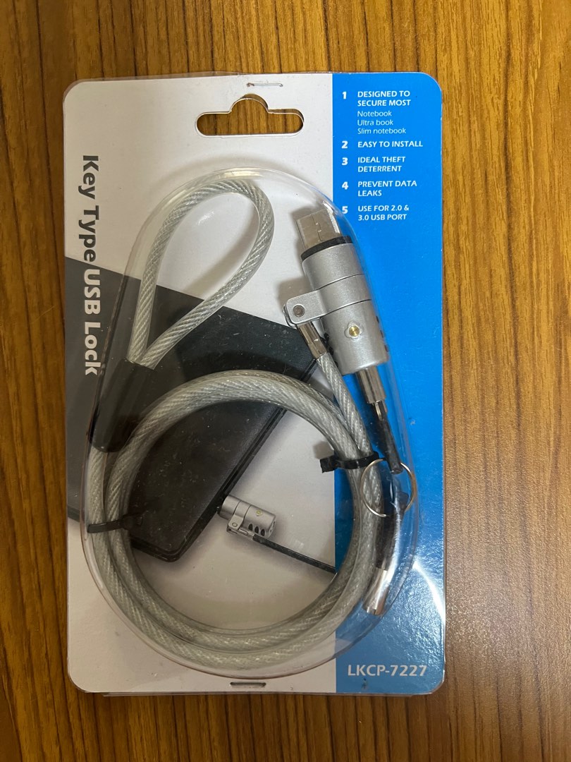 Laptop USB Lock (Key Type), Computers & Tech, Laptops & Notebooks on ...