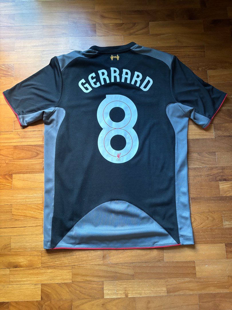 Liverpool 12/13 Gerrard Away Kit, Men's Fashion, Activewear on Carousell