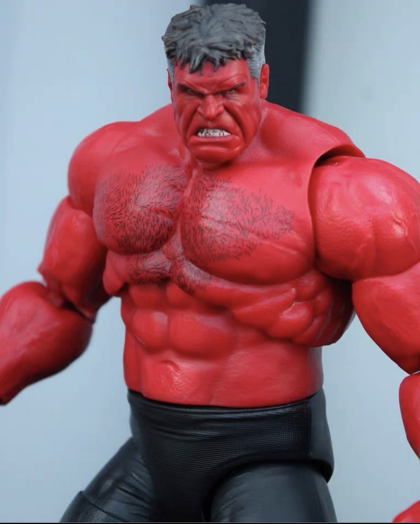 Marvel legends red hulk custom headsculpt, Hobbies & Toys, Toys & Games ...