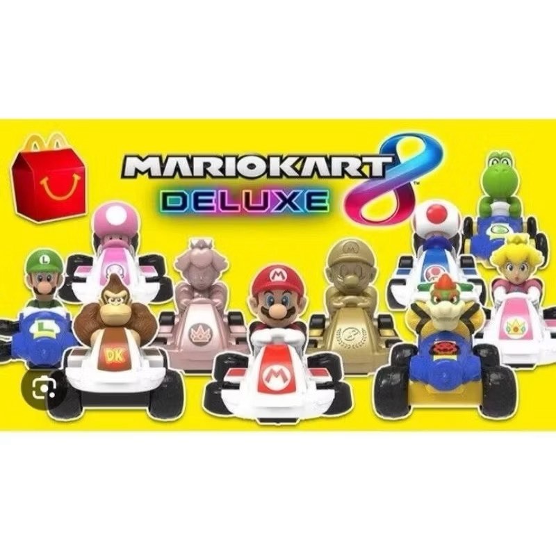 Mcdonalds Mcd Mekdi Mcdonald's Mario Toys Happy Meal Toy Mario Kart ...