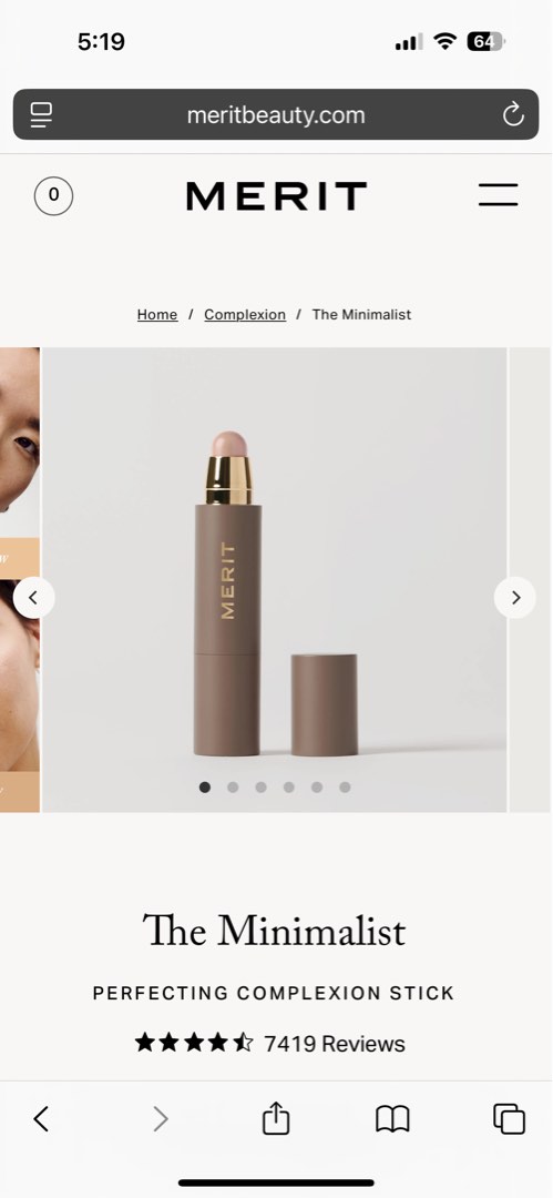 Merit Perfecting Complexion Stick, Beauty & Personal Care, Face, Makeup ...