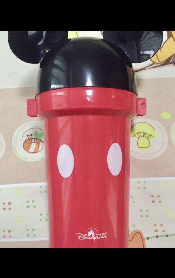 mickey tube container hongkong disneyland, Everything Else on Carousell