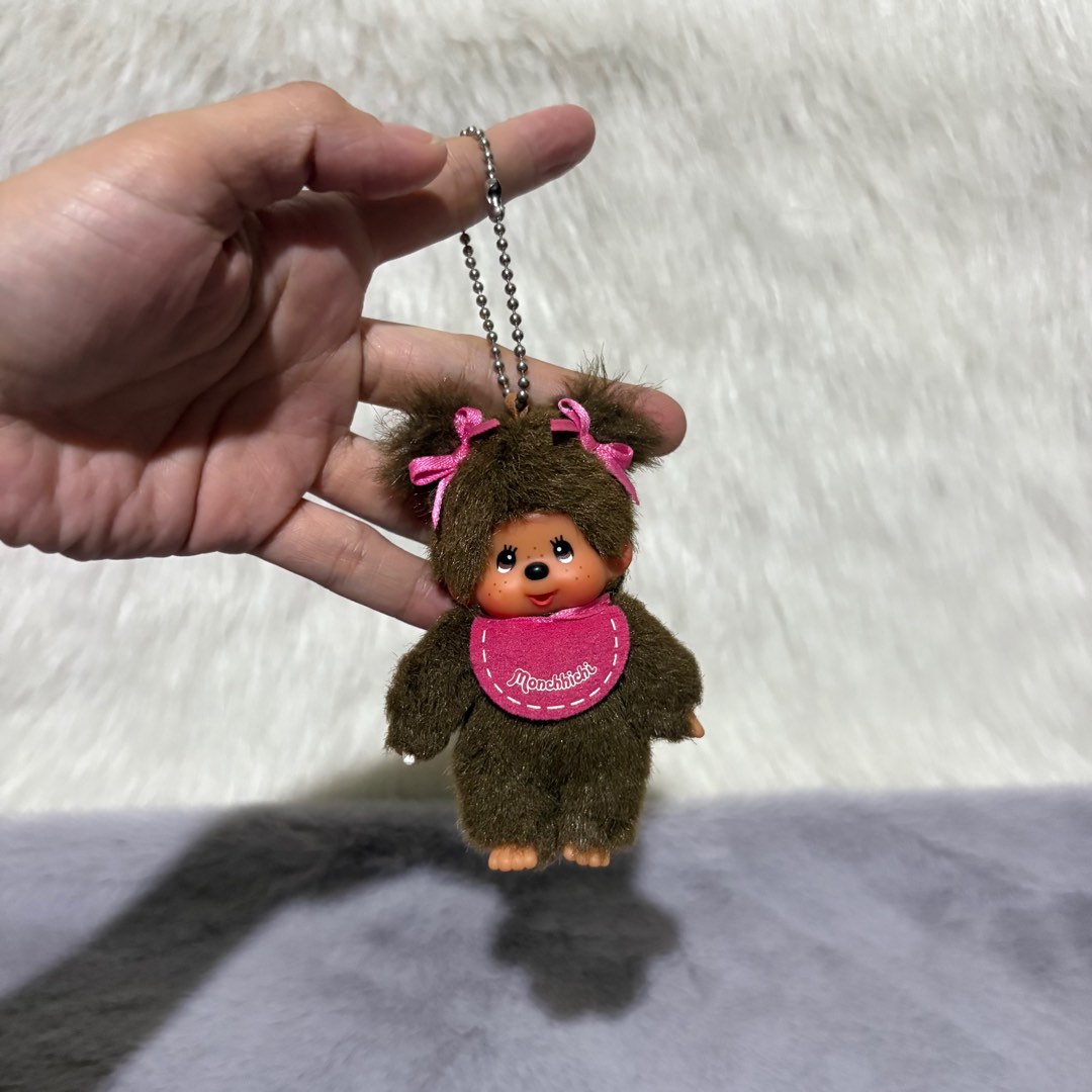 Monchhichi Girl 2 Pigtails Keychain Charm Sekiguchi Monchichi, Hobbies ...
