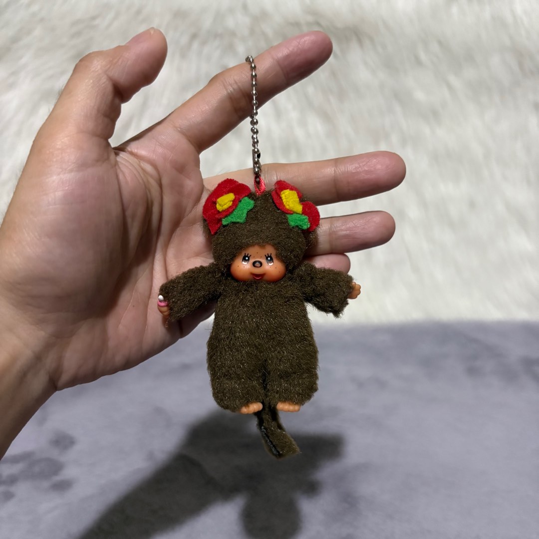 Monchhichi Hawaiian Girl Keychain Charm (missing clothes) Sekiguchi ...