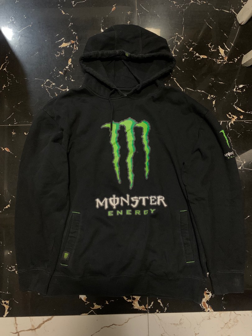 Monster Energy Hoodie, Men's Fashion, Tops & Sets, Hoodies on Carousell