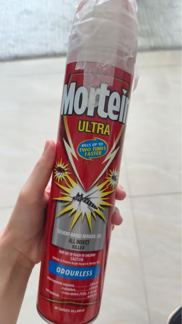 Mortein Ultra Odourless All Insect Killer 600ML, Furniture & Home ...
