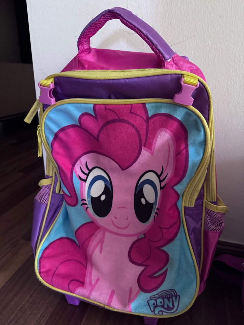 My little pony Backpack/ Roller Bag, Women's Fashion, Bags & Wallets ...