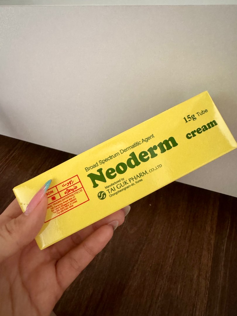 Neoderm anti-fungal anti-bacterial cream (15g), Health & Nutrition ...