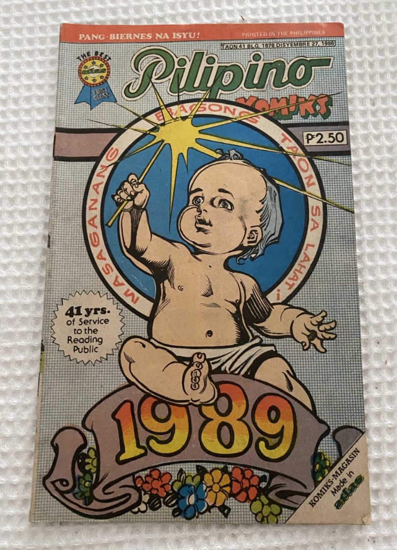 New Year 1989 Pilipino Komiks #1878 Vintage Retro Philippines Tagalog ...