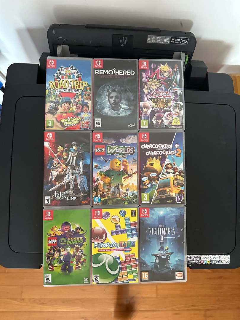 Nintendo Switch game Race with Ryan / Remothered / Yu-gi-oh / Fate ...