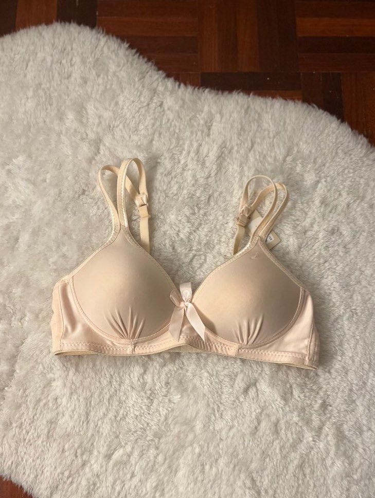 Nude Dainty Bra, Women's Fashion, New Undergarments & Loungewear on ...