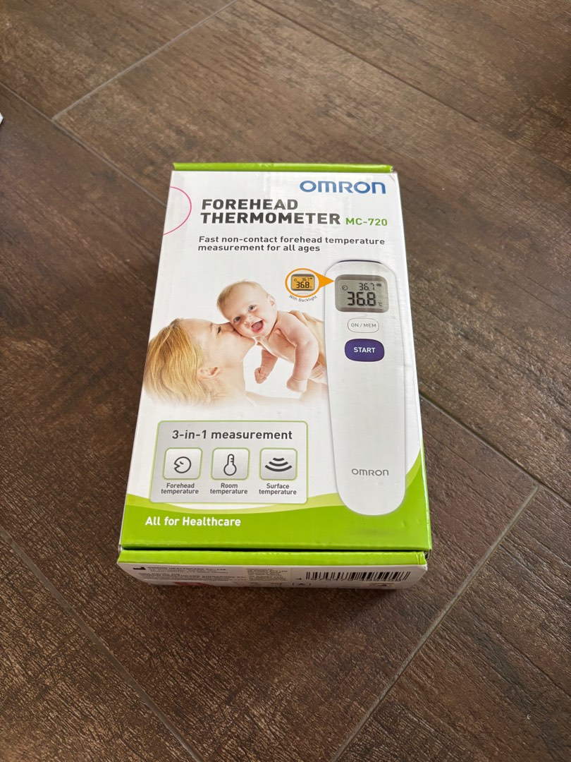 Omron forehead thermometer $70, Health & Nutrition, Thermometers on ...