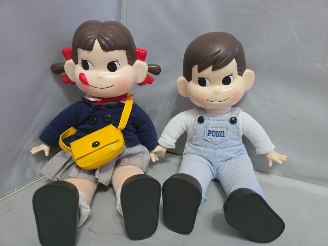 Fujiya Peko chan doll sitting graduate And poko chan doll combo ...
