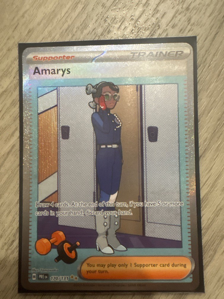 Pokemon TCG Amarys SIR 170/131 Prismatic Evolutions, Hobbies & Toys ...