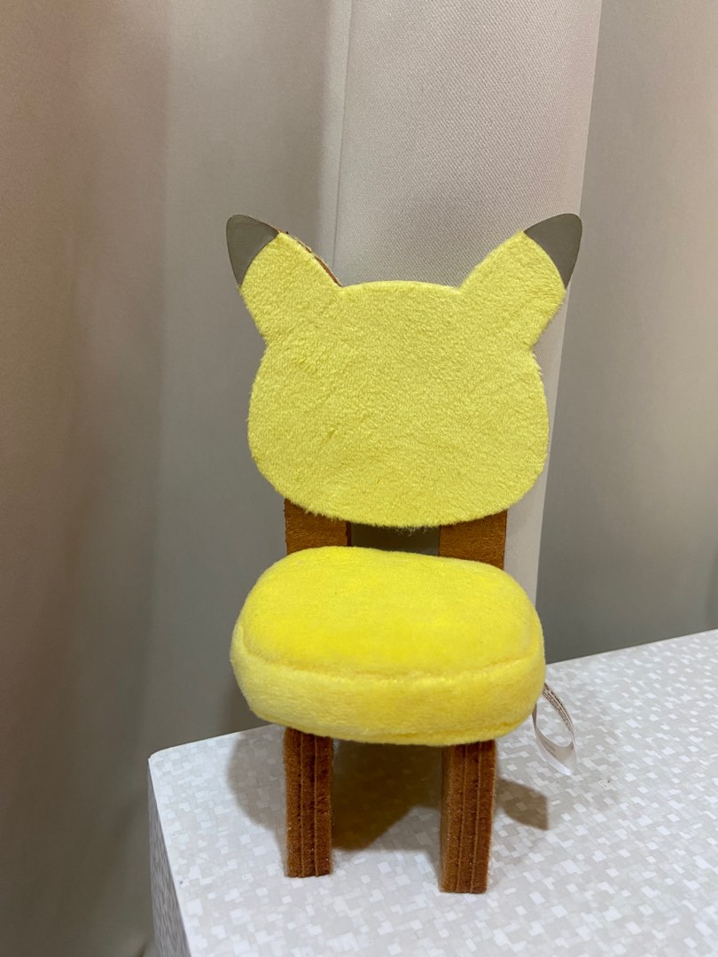 Pokémon Pikachu Chair Dolls House Plush, Hobbies & Toys, Toys & Games ...