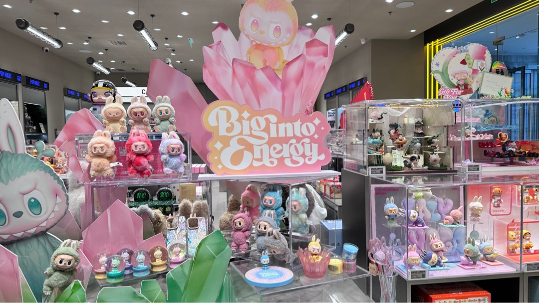 Popmart labubu big into energy, Hobbies & Toys, Toys & Games on Carousell