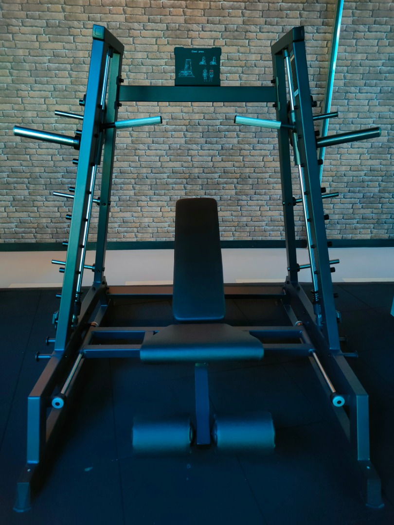 Power Smith Machine Dual System Upper Gym Equipment, Sports Equipment ...