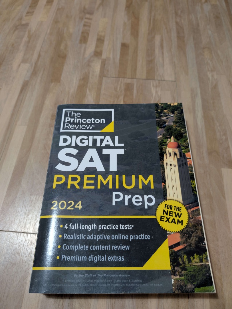 Princeton Review Digital SAT Premium Prep book, 2024: 4 Practice Tests ...