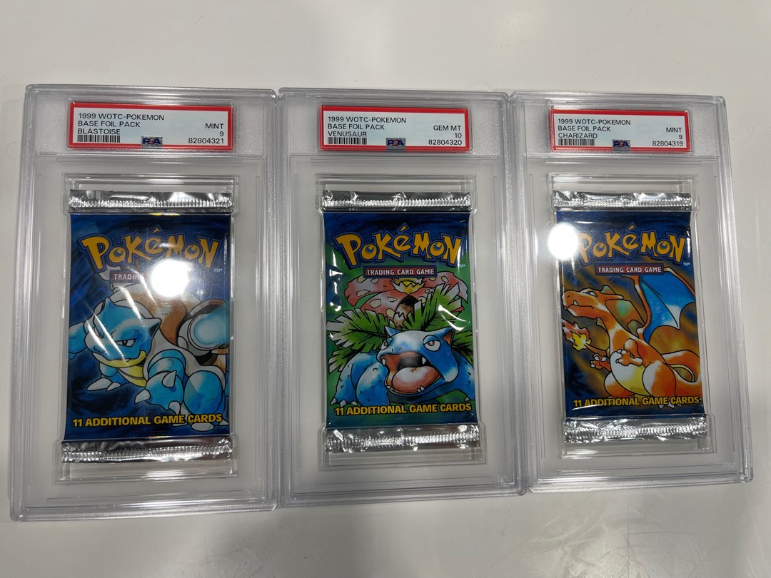 PSA 10/9 Pokemon base set booster packs, Hobbies & Toys, Memorabilia ...