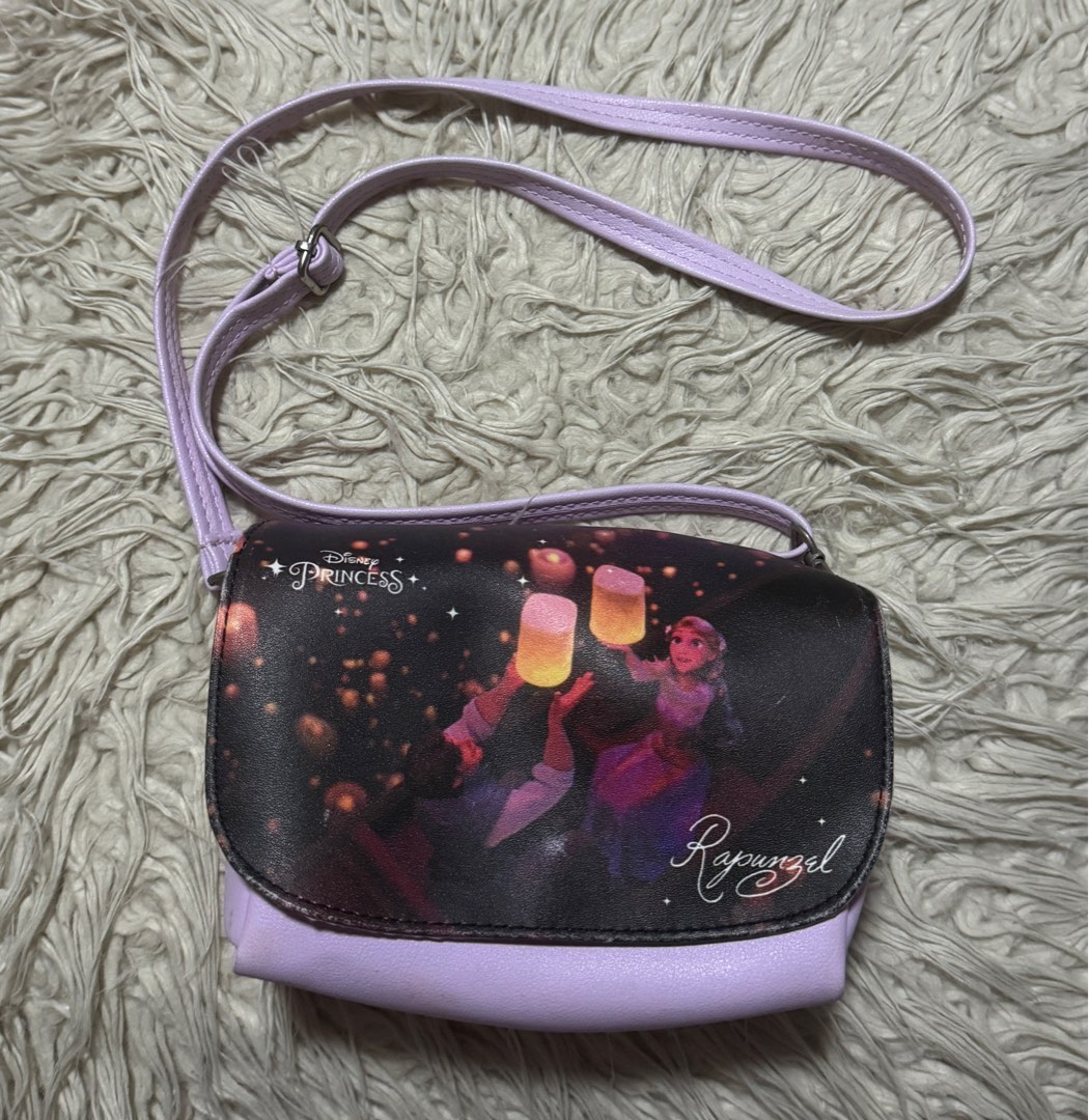 Rapunzel Tangled Disney Bag purple, Women's Fashion, Bags & Wallets ...
