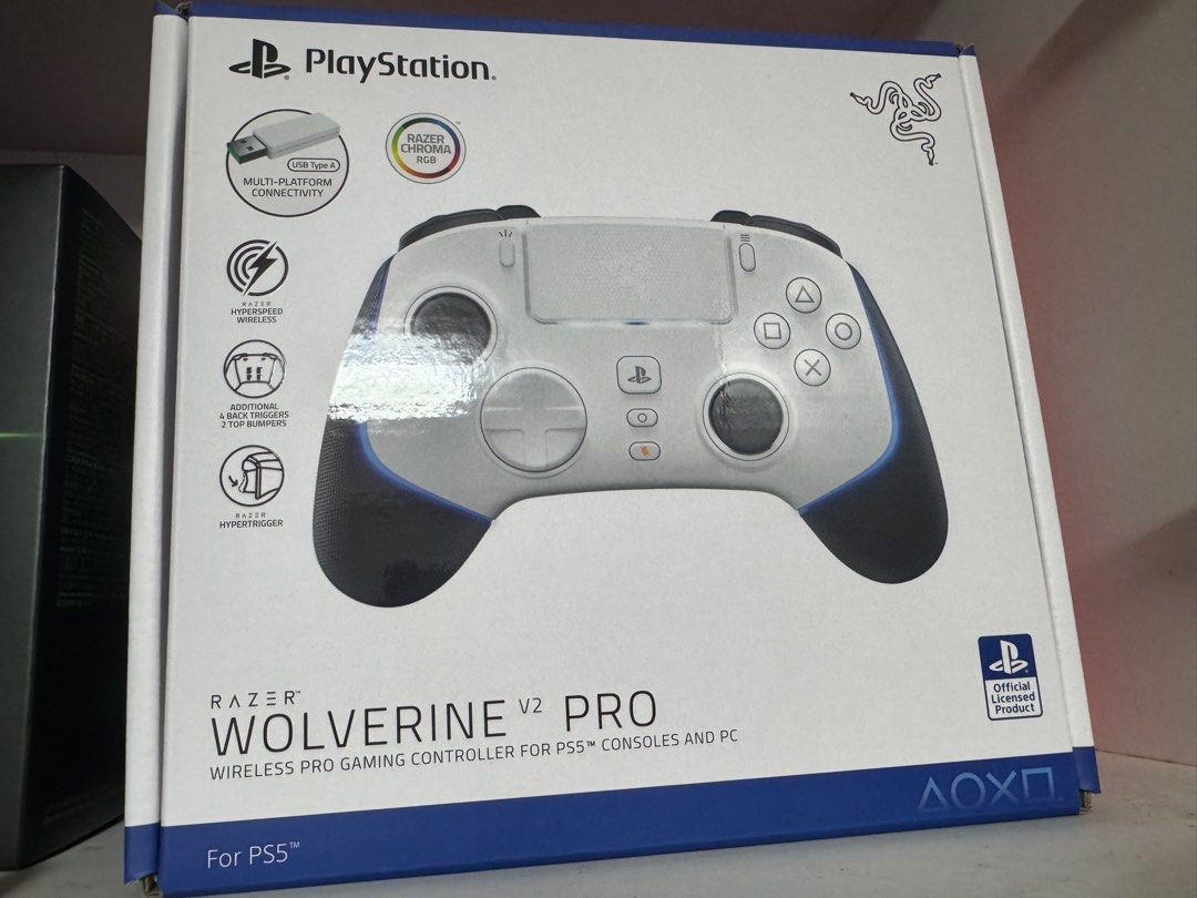 Razer wolverine v2 pro for PS5 and pc, Video Gaming, Gaming Accessories ...