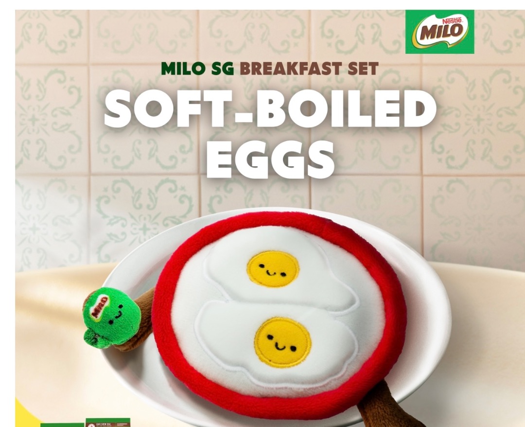 Sealed instock authentic Milo breakfast party soft toy plush plushie ...