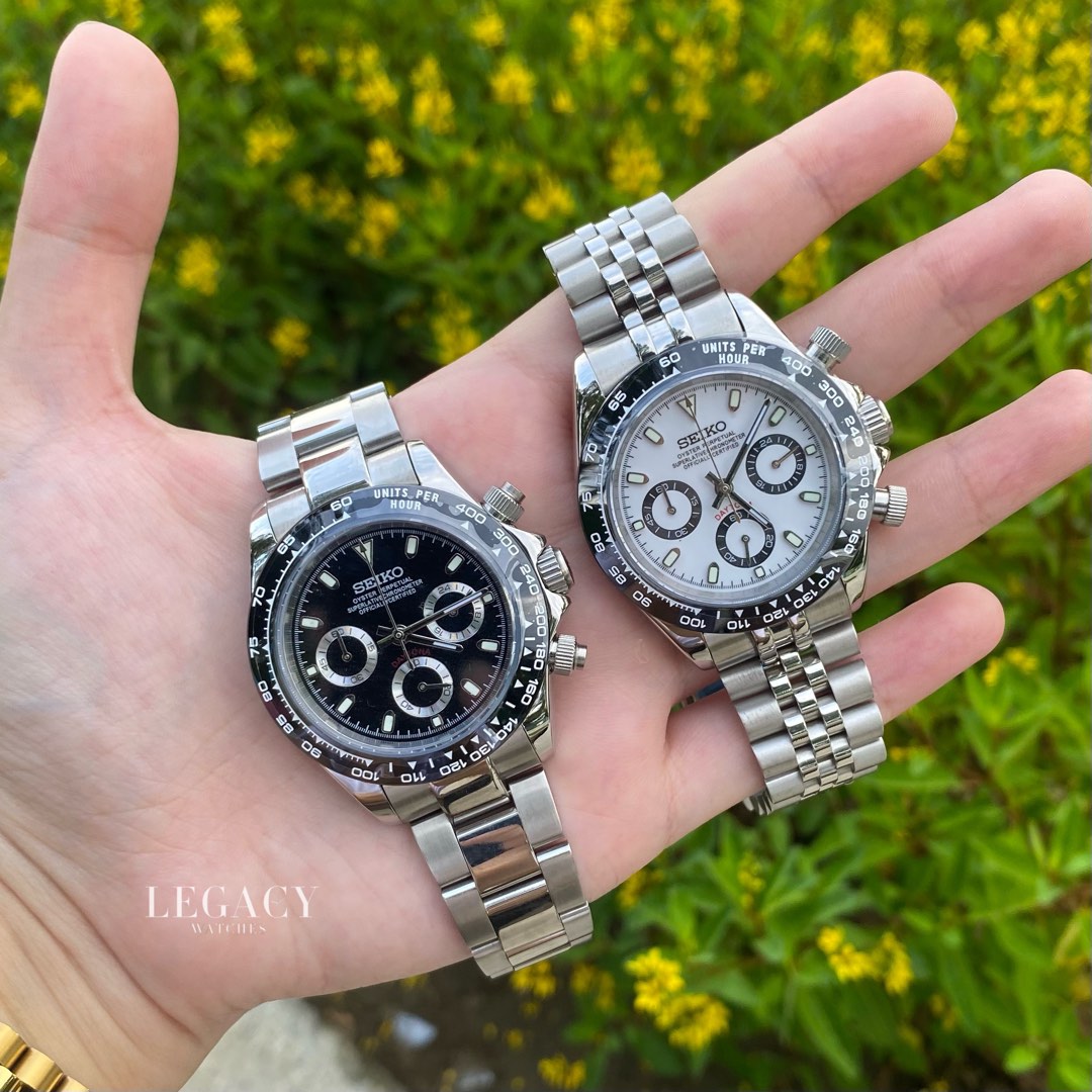 Seiko Daytona Panda & Congo MOD, Men's Fashion, Watches & Accessories ...
