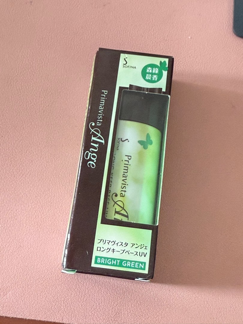 Sofina Bright Green Long Keep base UV, Beauty & Personal Care, Face, Makeup on Carousell