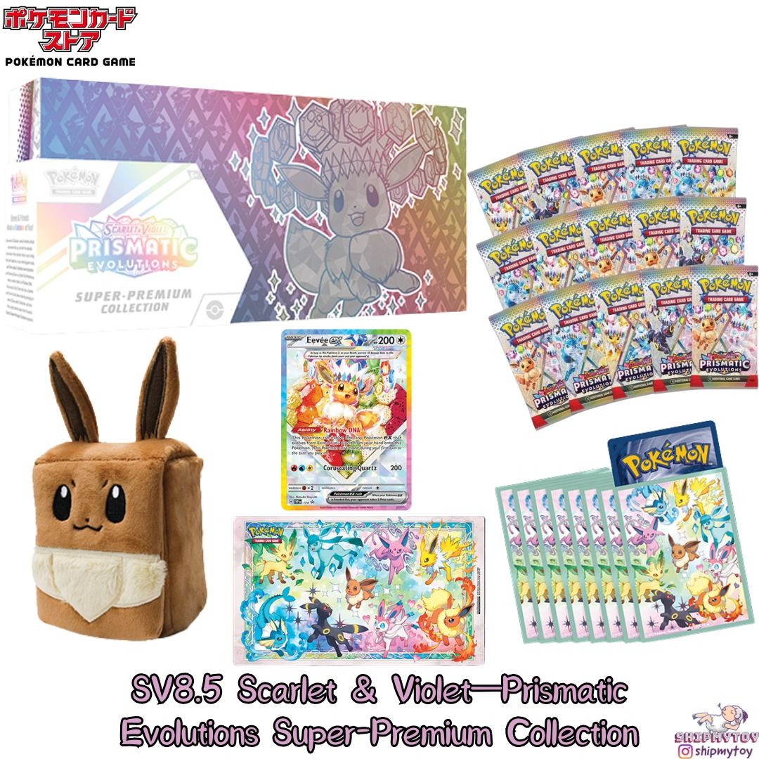 「預訂」Pokemon TCG sv8.5 Scarlet & Violet—Prismatic Evolutions Super ...