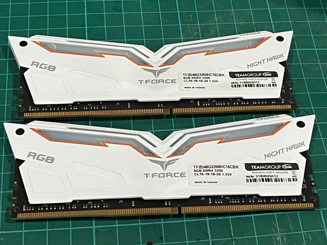 T-Force Night Hawk (RGB) 16GB DDR4 3200 (2x 8GB), Computers & Tech ...