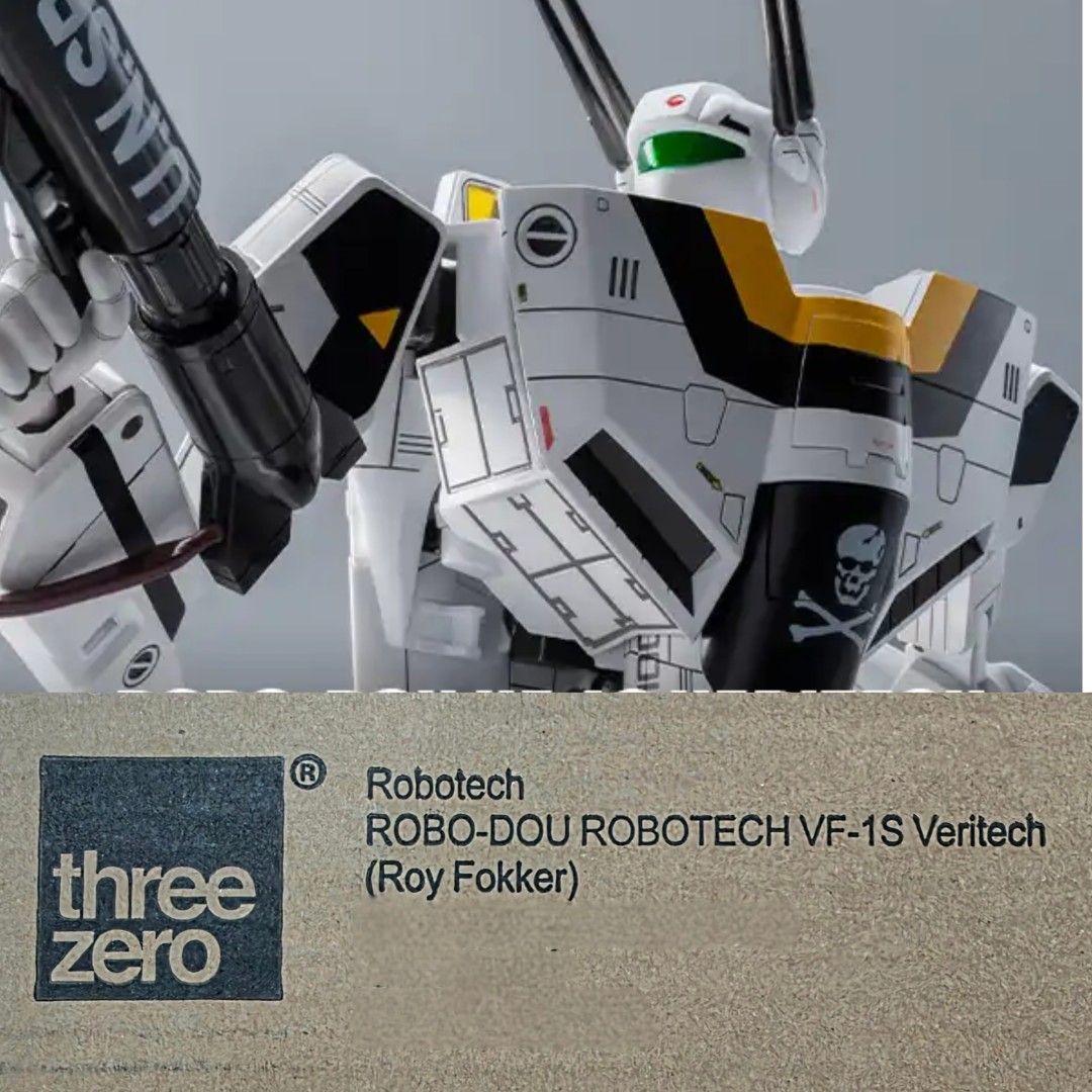 Threezero Robo-Dou - Robotech Valkyrie VF-1S Roy Fokker Macross (Real ...