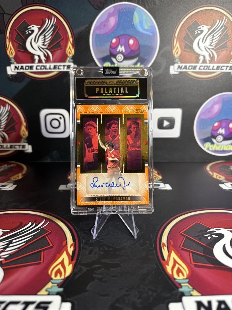 Topps Palatial Liverpool FC Steve Mcmanaman 14/25 Montage Moment ...