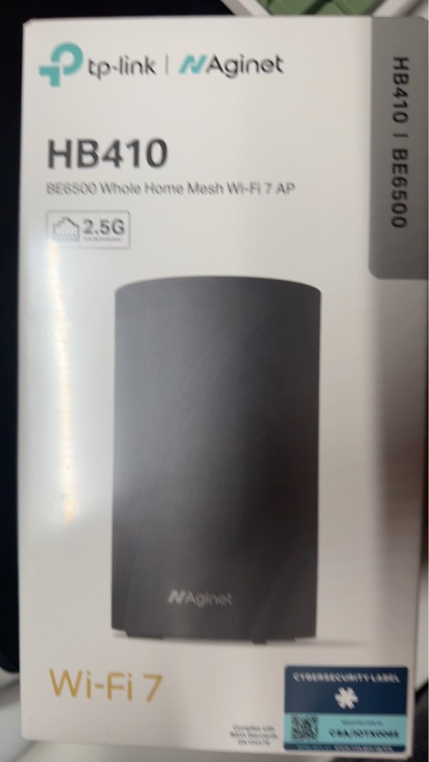 TP-Link Aginet HB410 BE6500 Wi-Fi 7 Router, Computers & Tech, Parts ...