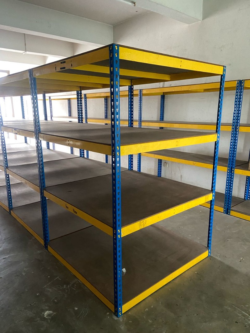 TTF HEAVY DUTY SHELVING RACK (180cm X 120cm X 120cm) 6 UNITS AVAILABLE ...