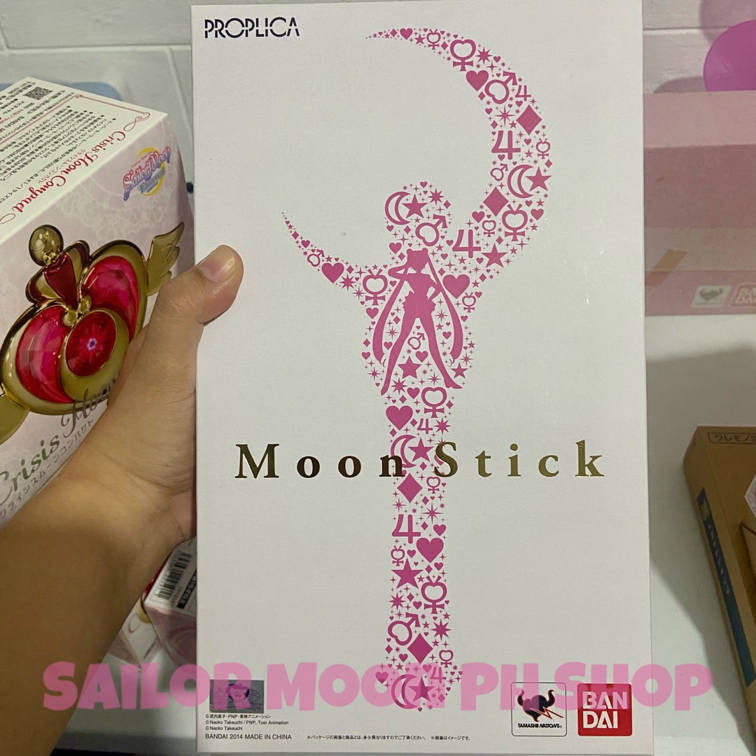 [UNSEALED] Sailor Moon Moonstick Proplica Wand 1st Japan Release, Hobbies & Toys, Memorabilia ...