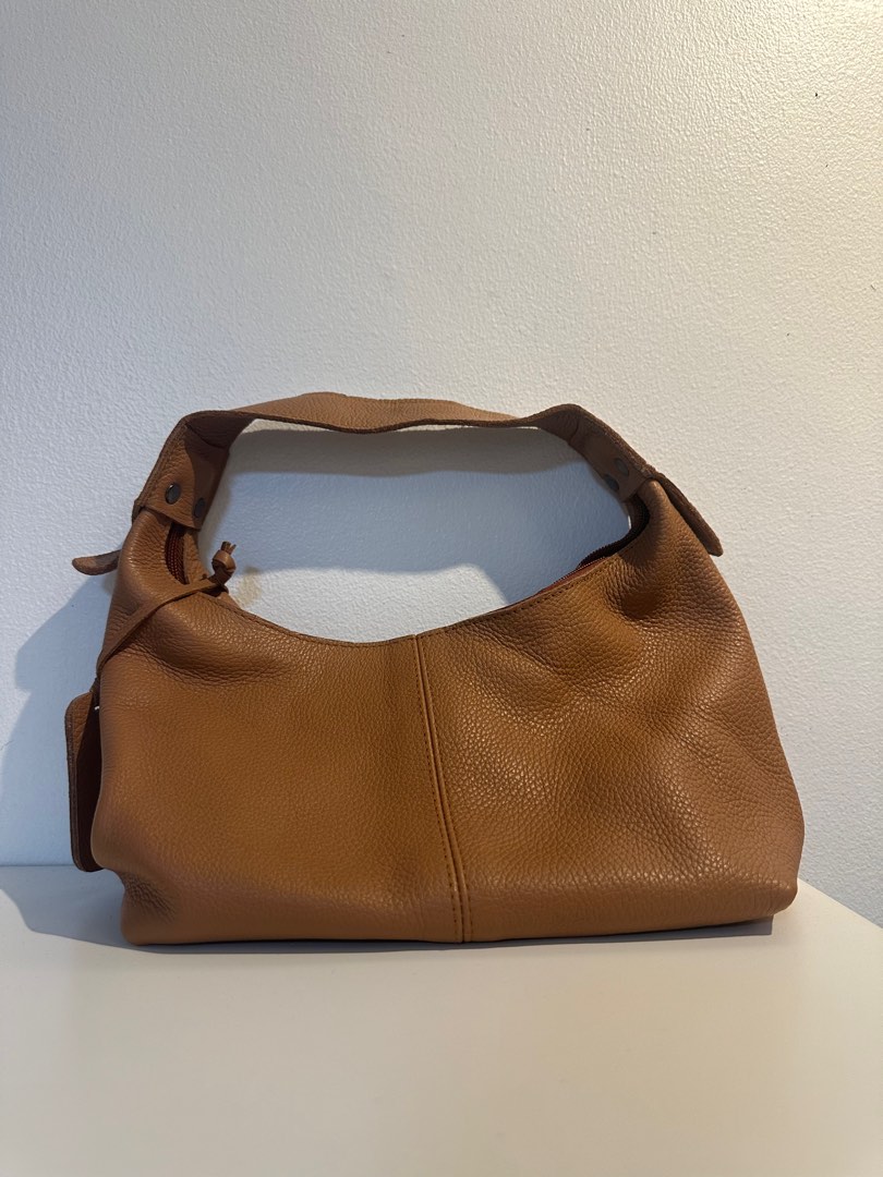 VEDASTO Mini Leather Hobo Bag, Women's Fashion, Bags & Wallets ...