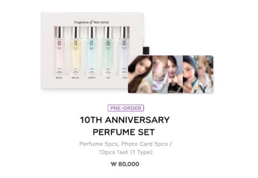 WTT Red Velvet 10th Anniversary Perfume, Beauty & Personal Care ...