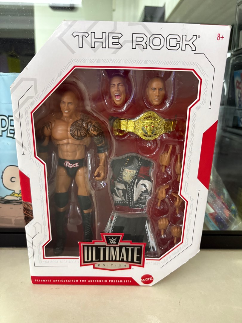 WWE Mattel Ultimate Edition Elite The Rock The Final Boss Dwayne ...