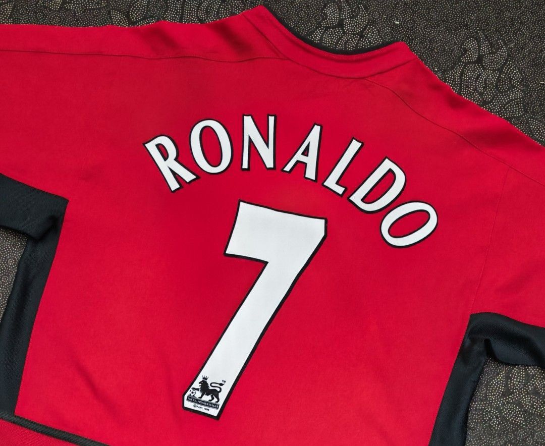 #7 CR7 Cristiano RONALDO Manchester United Home 2002/04 soccer/football ...