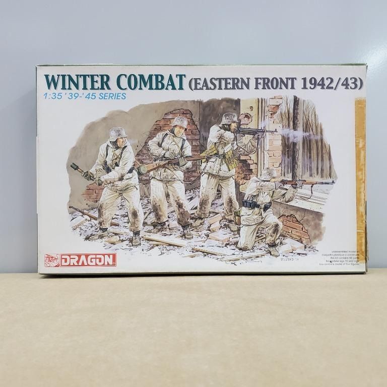 全新絕版 Dragon 威龍 6154 (2001年)-1/35-德國東部戰線冬季作戰 / Winter Combat Eastern ...