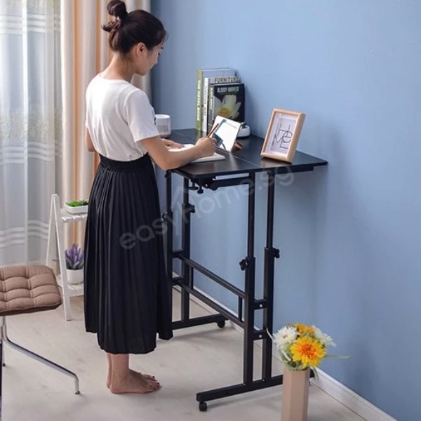 Adjustable Height Desk | Mobile Standing Desk | Height Adjustable Table ...