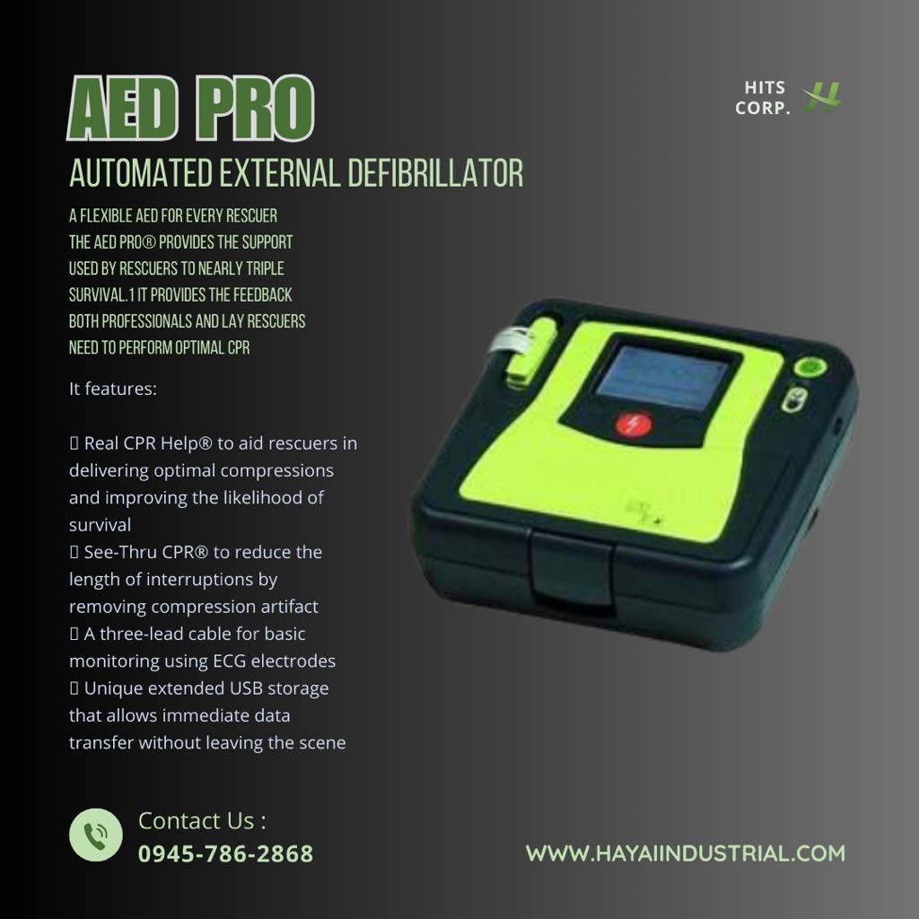 AED Pro Automated External Defibrillator, Health & Nutrition, Medical ...