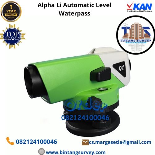 Alpha Li Automatic Level – Waterpass Optik Ekonomis untuk Konstruksi ...