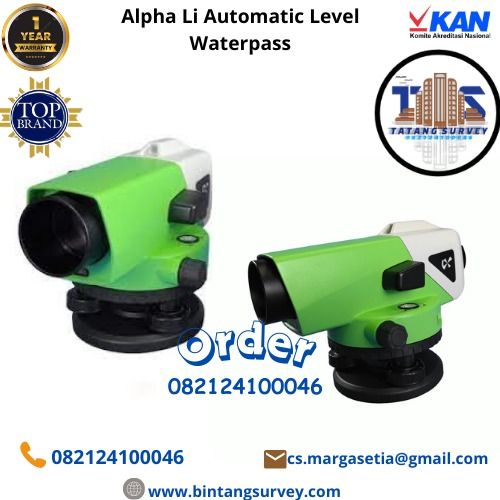 Alpha Li Automatic Level – Waterpass Optik Ekonomis untuk Konstruksi ...