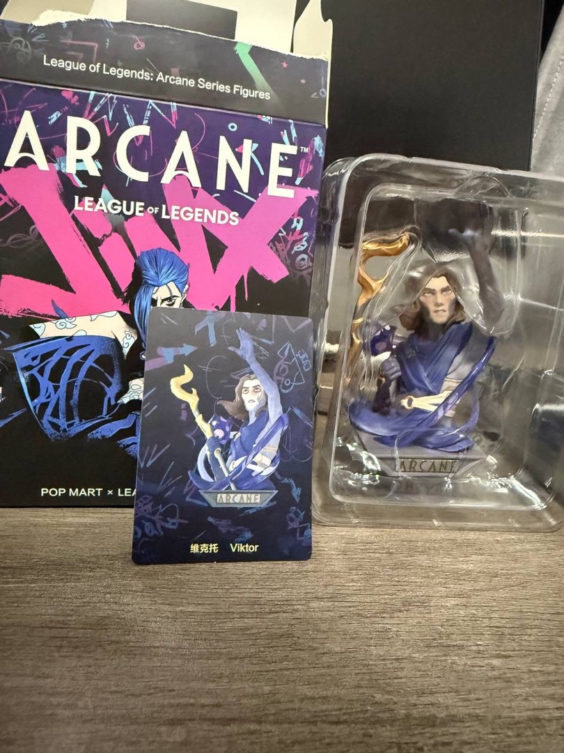 Arcane Popmart LoL | Viktor, Hobbies & Toys, Toys & Games on Carousell