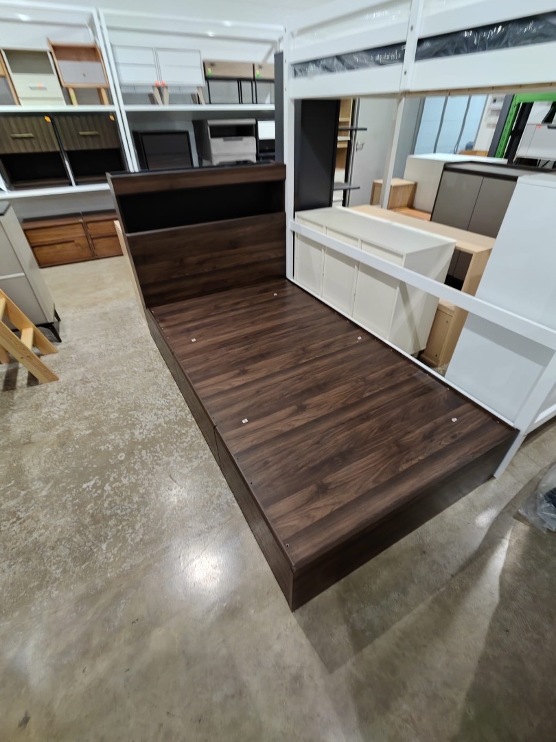 ATTAI Super single Size Storage Bed, Furniture & Home Living, Furniture ...