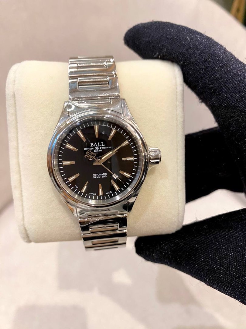 BALL FIREMAN VICTORY LADIES REF NL2098C BLACK DIAL 31MM AUTOMATIC WATCH ...