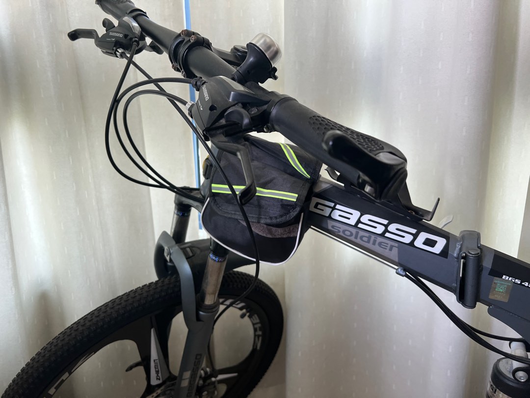 Begasso Soldiers Titanium Grey Folding Bike, Sports Equipment, Bicycles ...