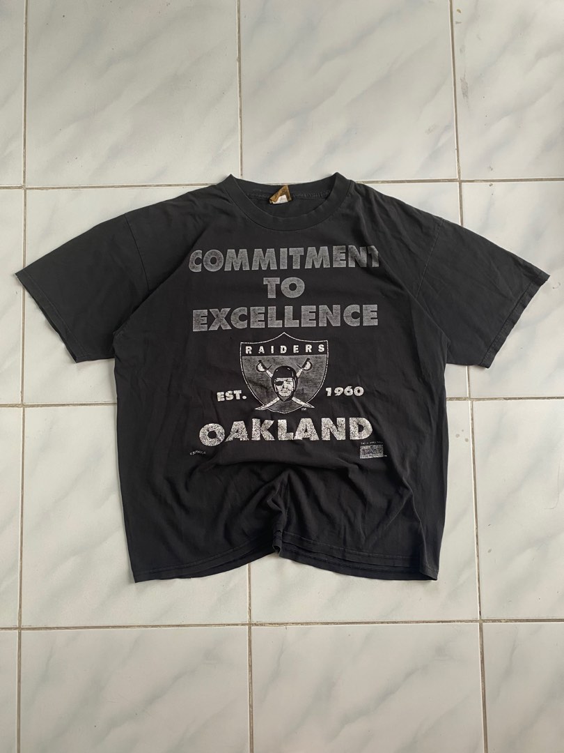 Bootleg raiders nutmeg on tag, Men's Fashion, Tops & Sets, Tshirts ...