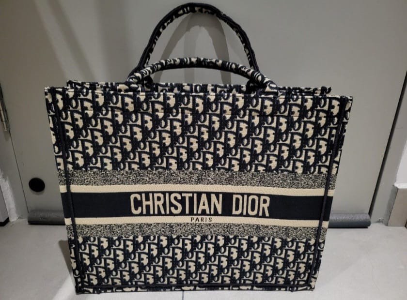 CD Dior Book Tote bag large size, Women's Fashion, Bags & Wallets, Tote ...